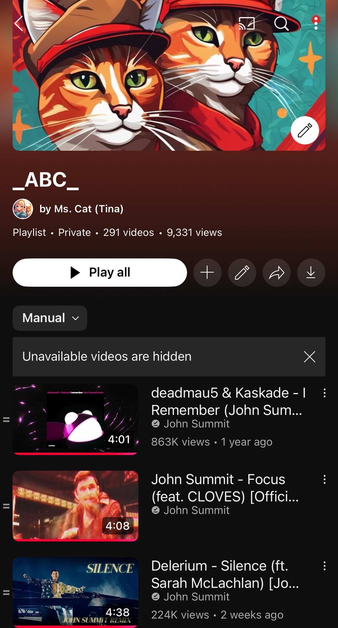 Personal: YouTube Music & Badges – Ms. Cat’s Chronicles
